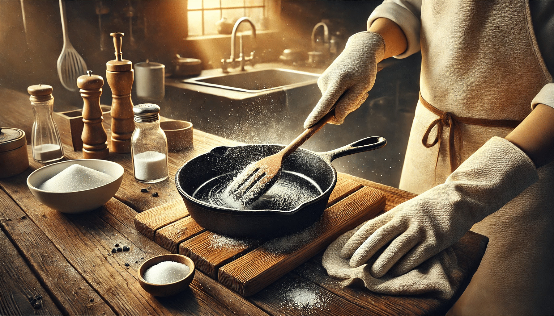 How To Get Rid Of Cast Iron Black Residue | Roochii Cleaning