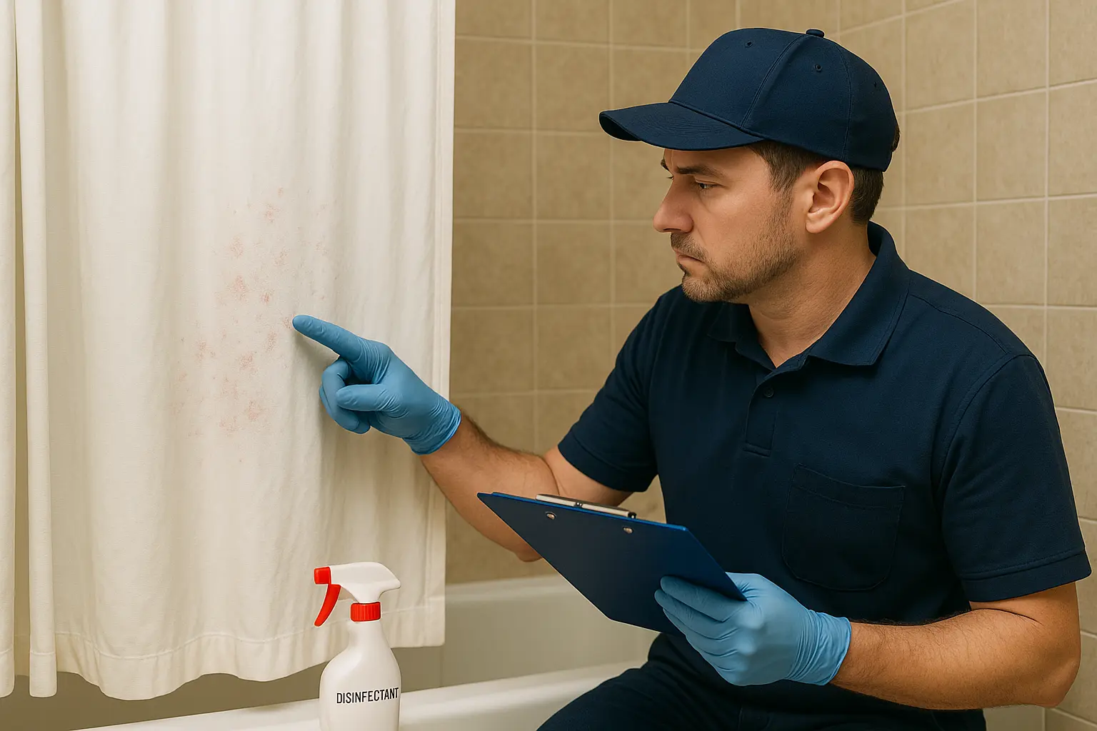 How To Remove Pink Mold On Shower Curtain | Roochii Cleaning
