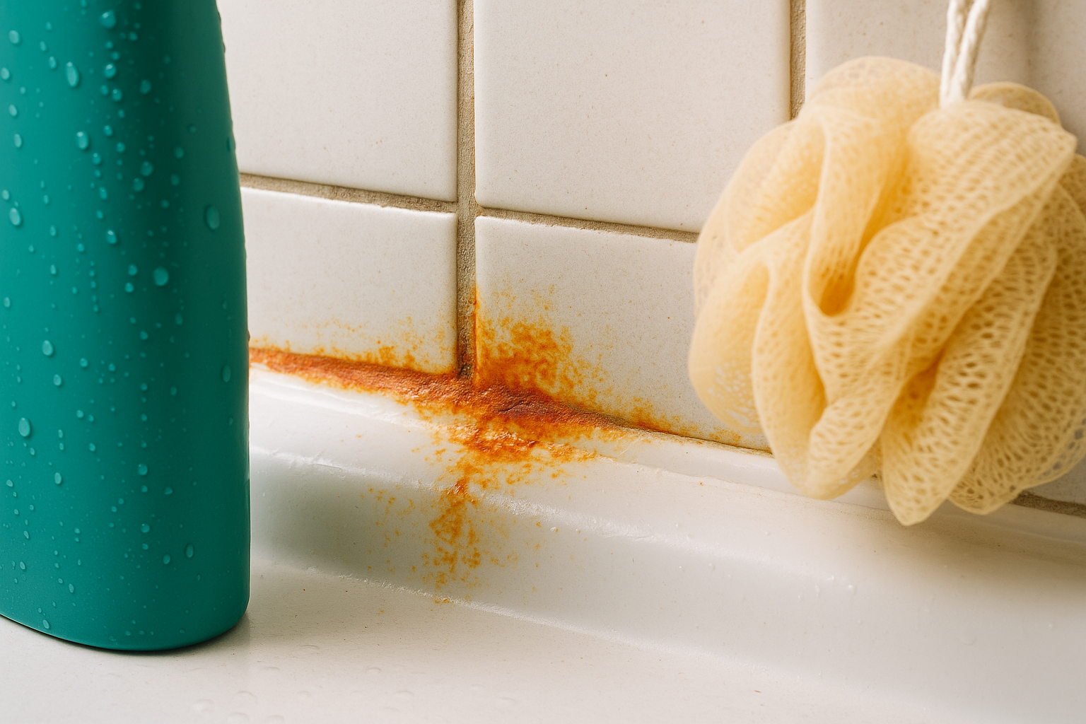 How To Remove Orange Mold In Shower | Roochii Cleaning